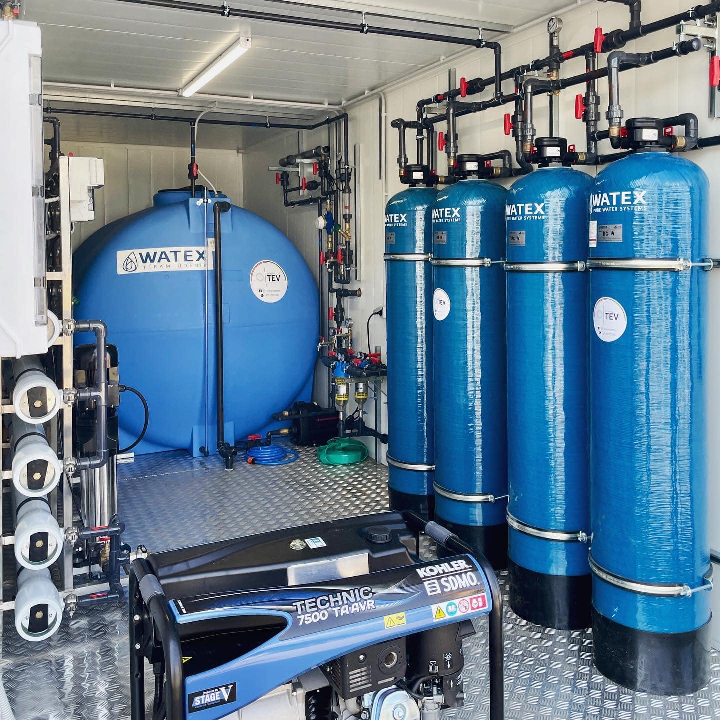 MOBILE CONTAINER WATER FILTRATION SYSTEM - WATEX